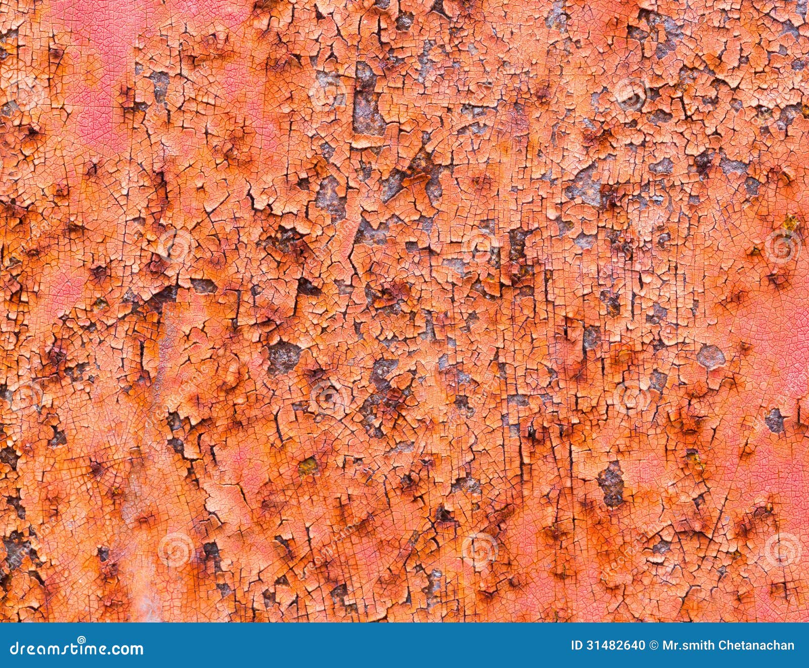Orange cracked paint stock photo. Image of detail, broken - 31482640