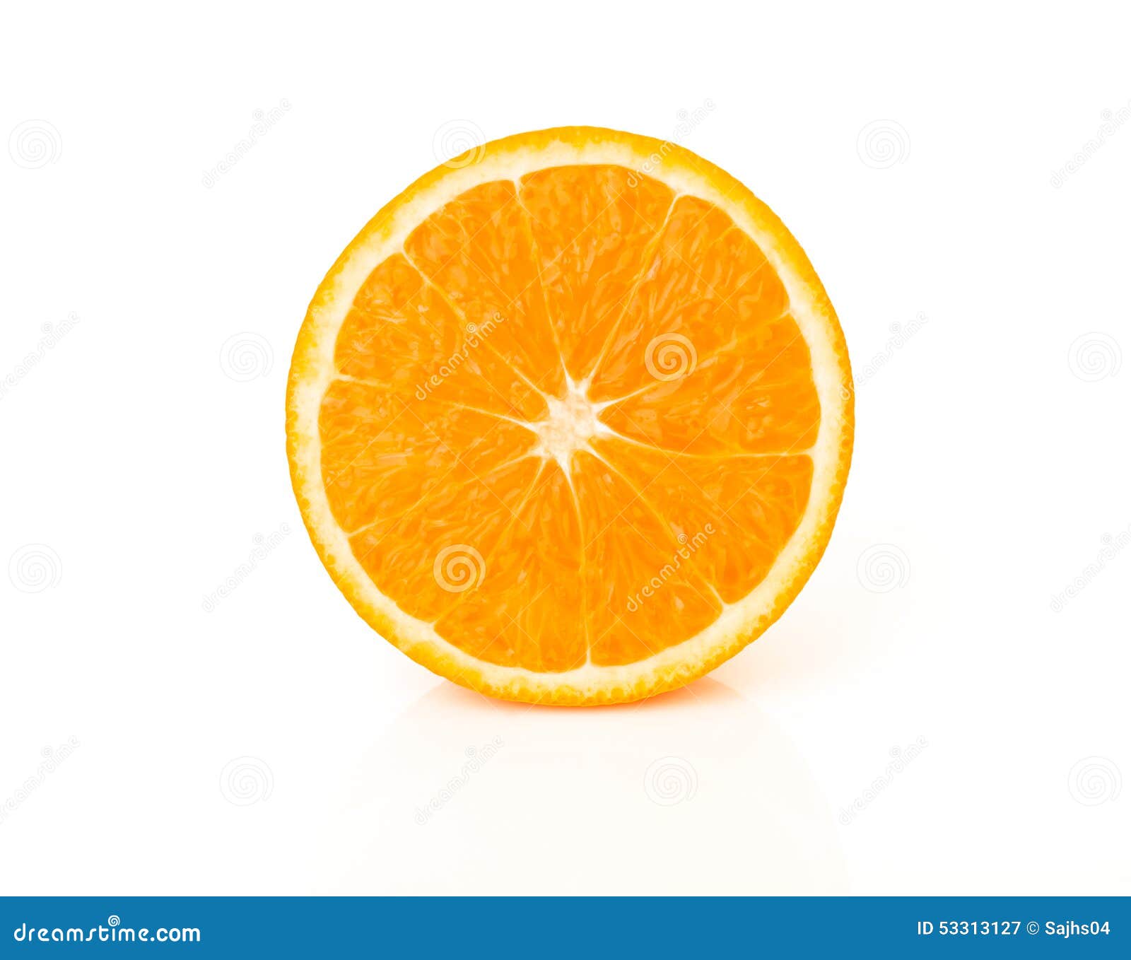 Orange cross section stock image. Image of health, fresh - 53313127