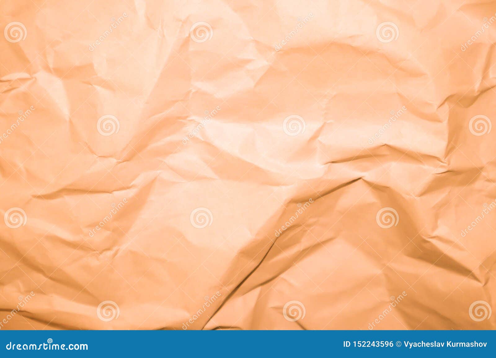 Orange Crumpled Paper Texture Background Stock Photo - Image of aged ...