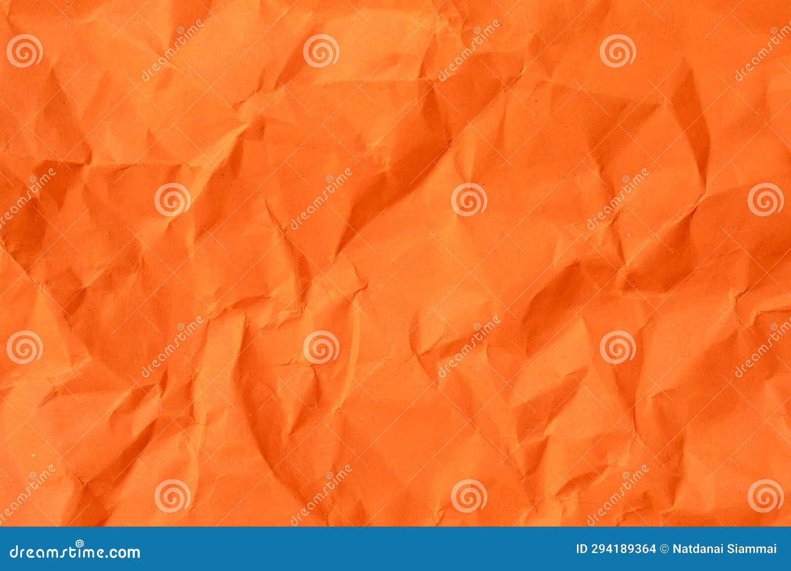 Orange Crumpled Paper Texture Used for Paper Background Texture in ...