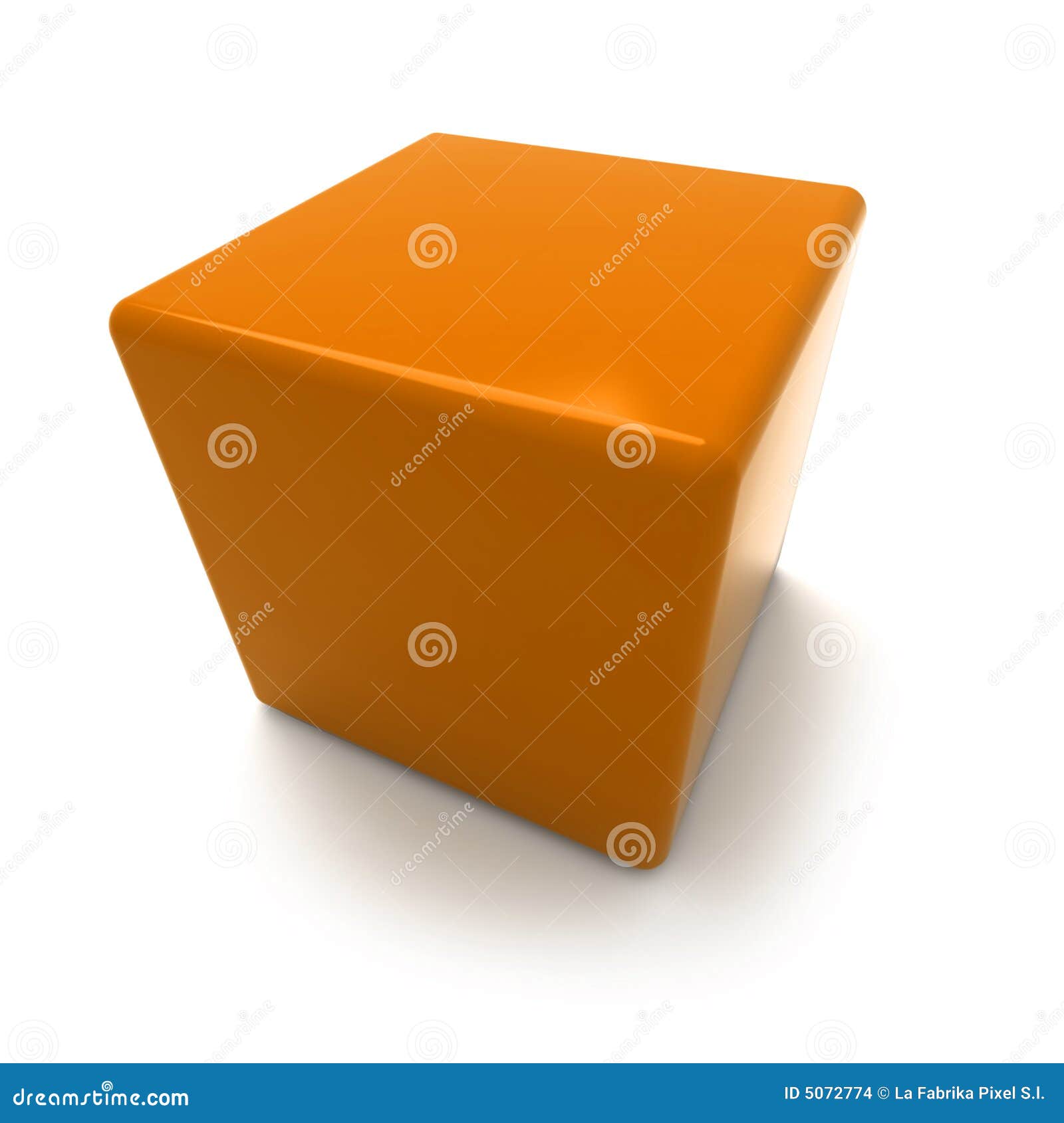 Orange Cube Stock Image | CartoonDealer.com #28497445