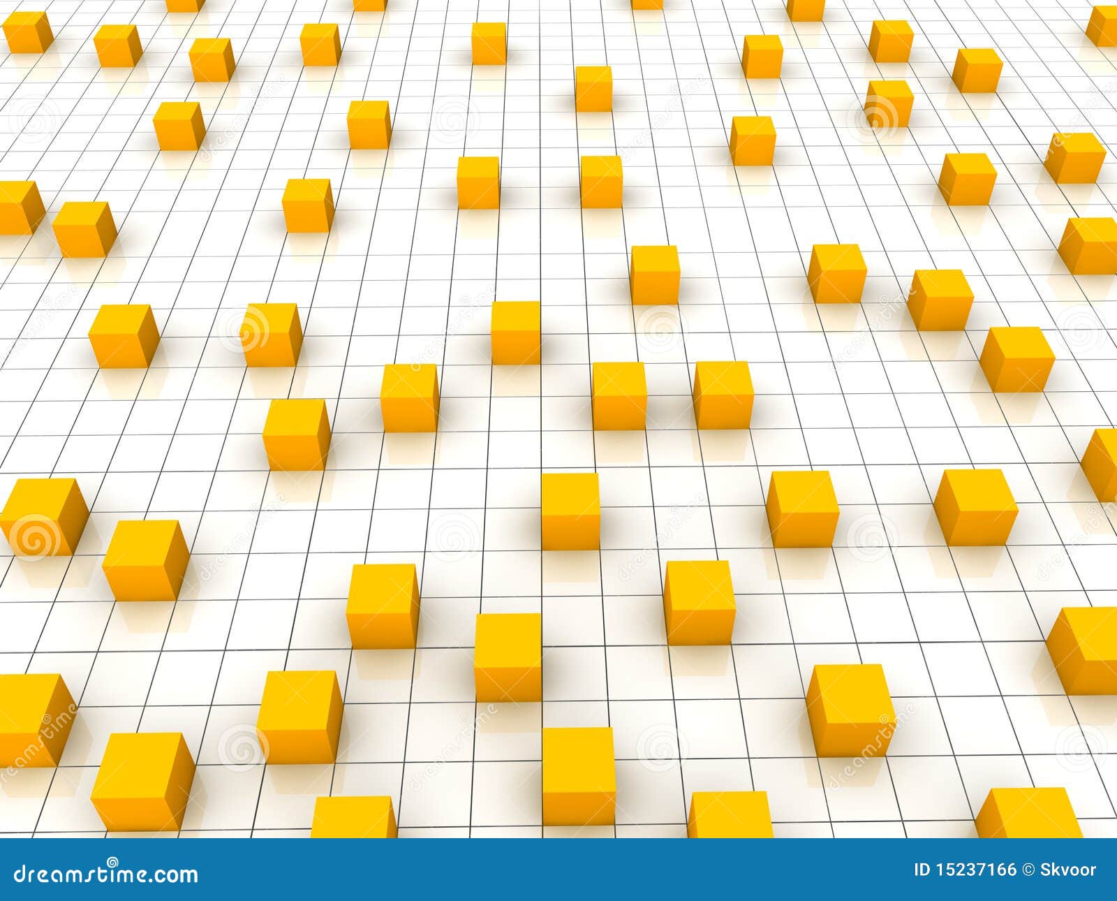 Orange cubes stock illustration. Illustration of graphics - 15237166