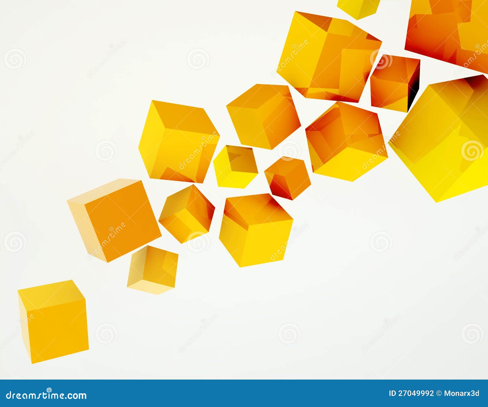 Orange cubes background stock illustration. Illustration of graphic ...
