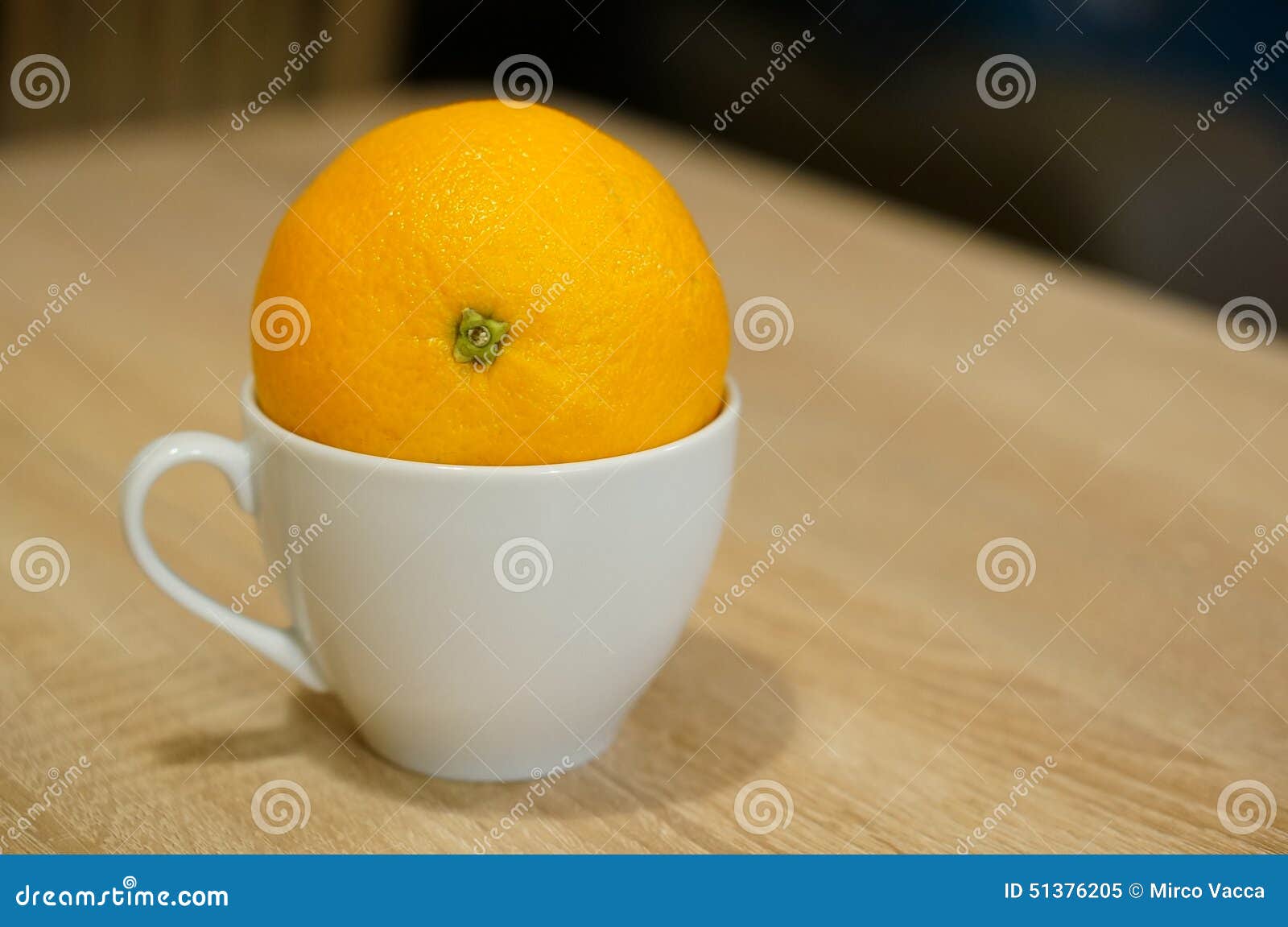 Orange in cup stock image. Image of orange, fruit, food - 51376205