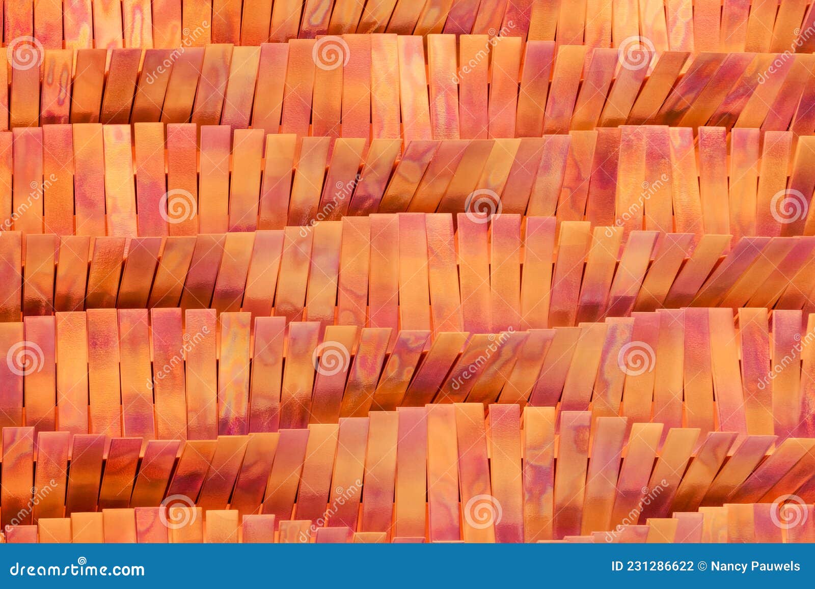 Orange Curved Design Art Background. Stock Photo - Image of plastic ...