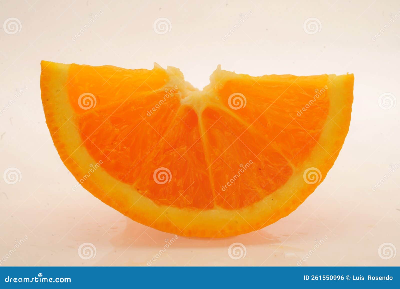 Orange with Cut in Half and Green Leaves Isolated on White Background ...