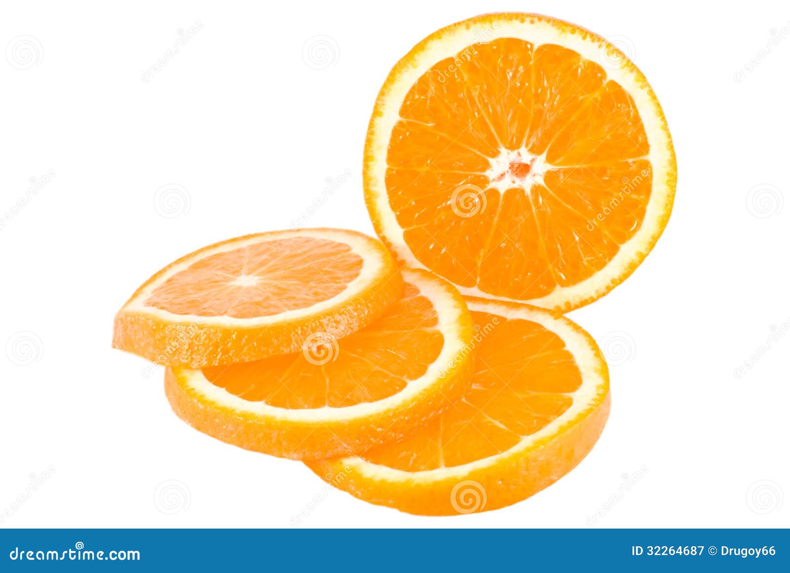 Orange, cut into slices stock image. Image of sweet, lick - 32264687