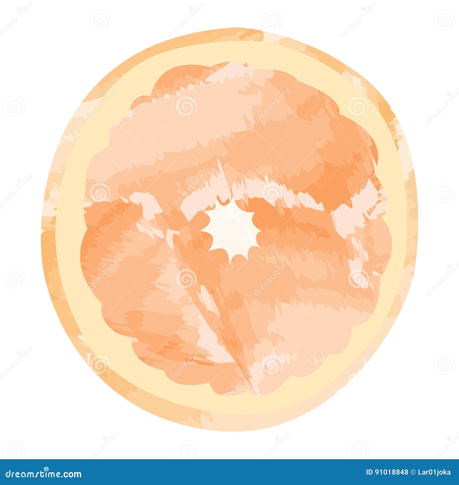 Orange cut stock vector. Illustration of closeup, fresh - 91018848