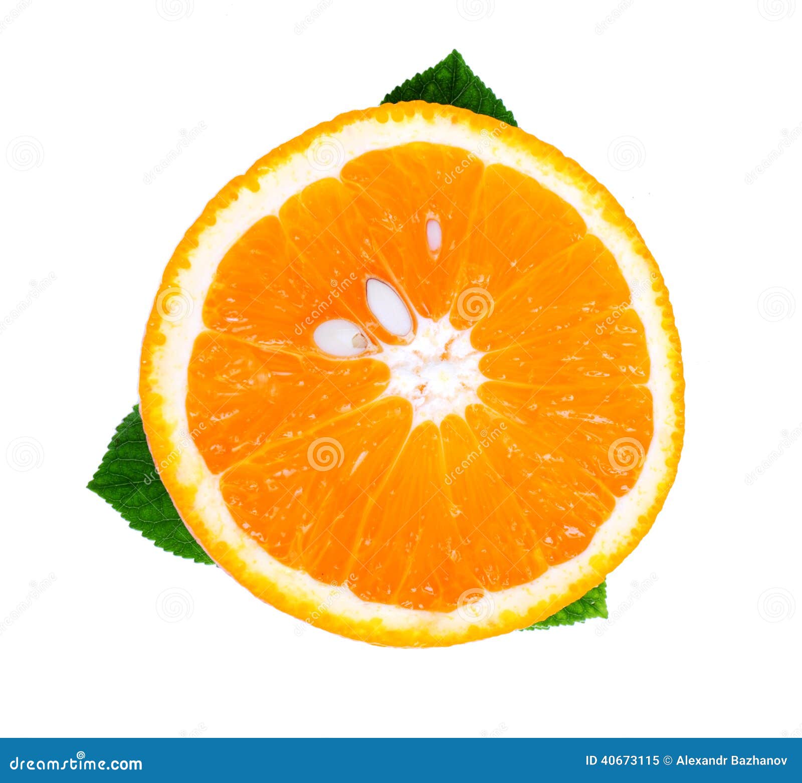 Orange cut stock image. Image of fresh, vitamin, slice - 40673115