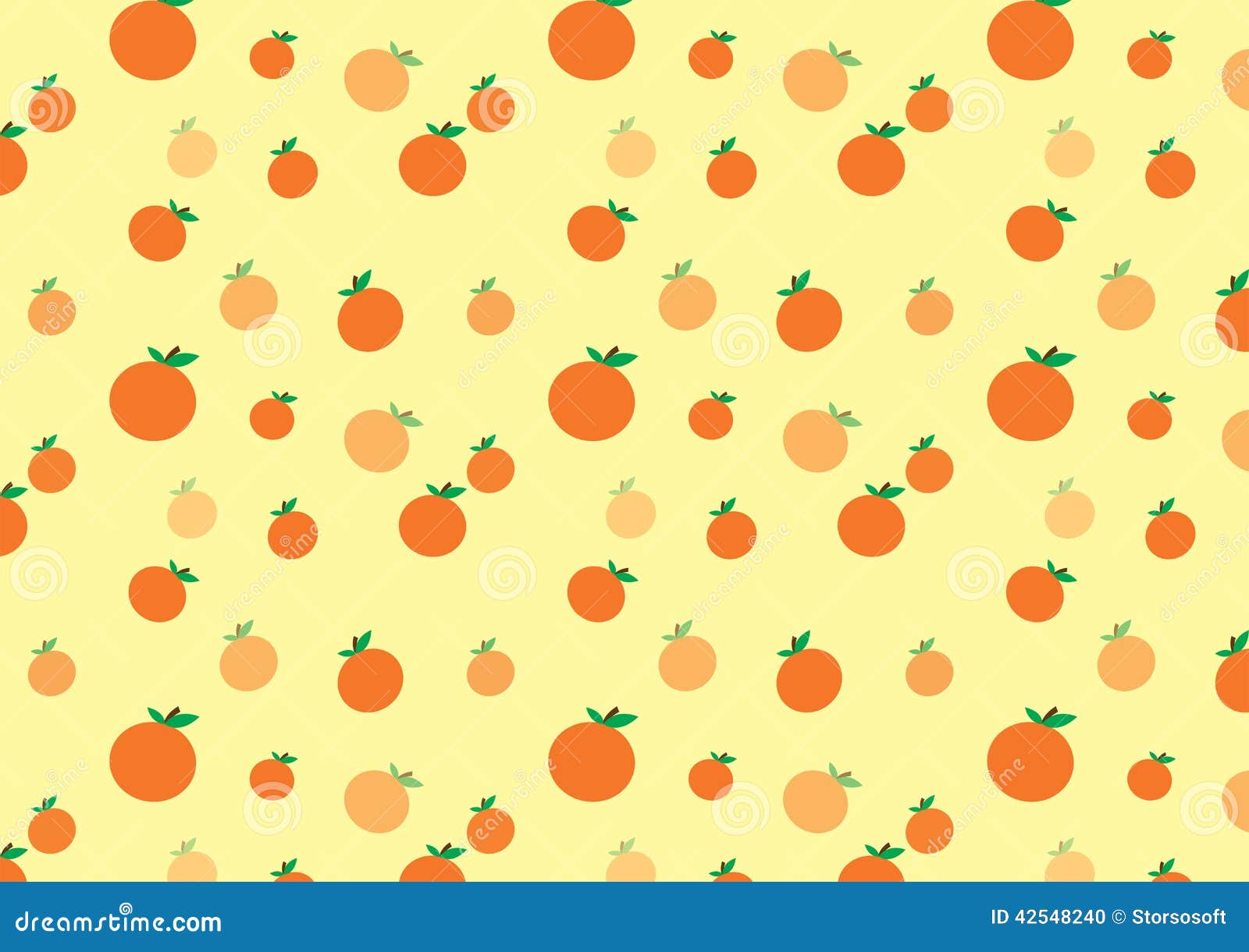 Orange cute pattern stock vector. Illustration of orange - 42548240