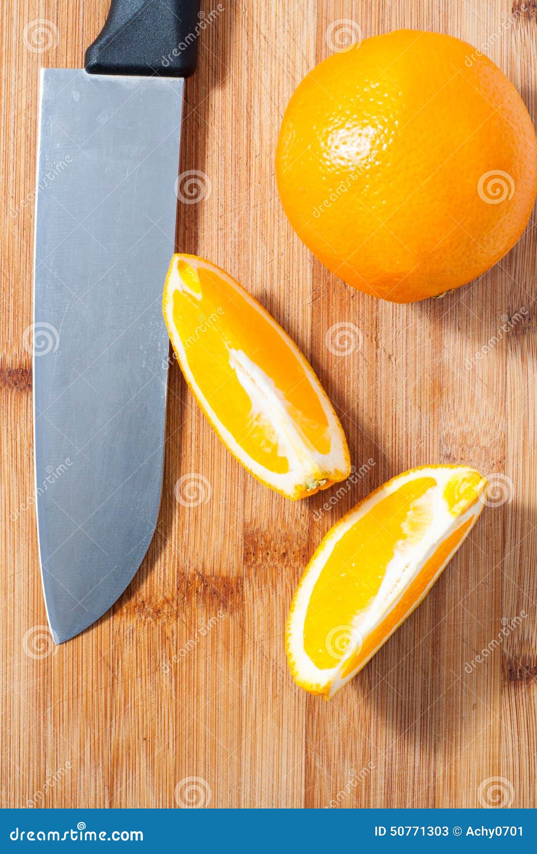 Orange cuted into pieces stock image. Image of delicious - 50771303