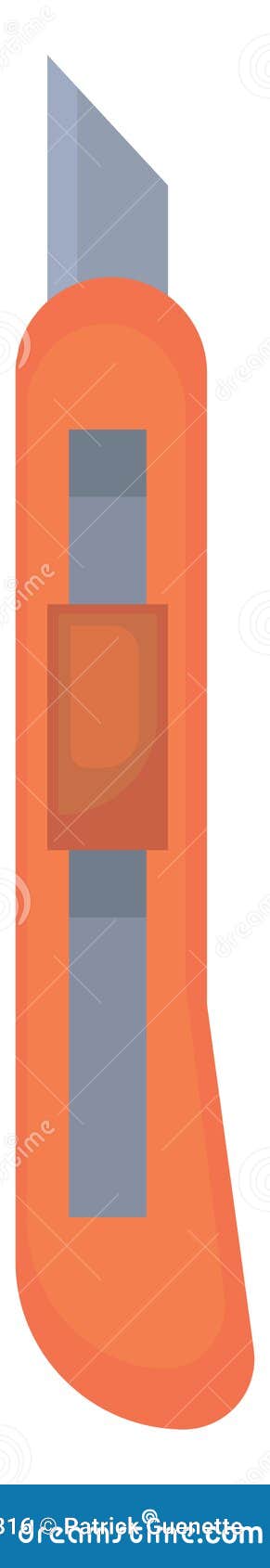 Orange Cutter, Illustration, Vector Stock Vector - Illustration of icon ...