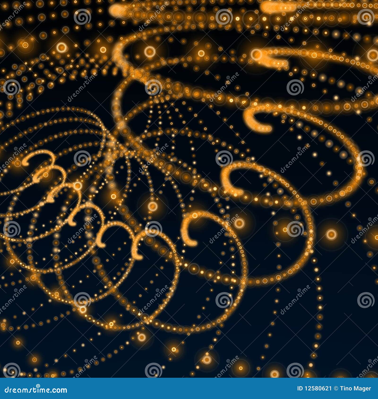 Orange Darkspiral Matrix Sphere Background Stock Illustration ...