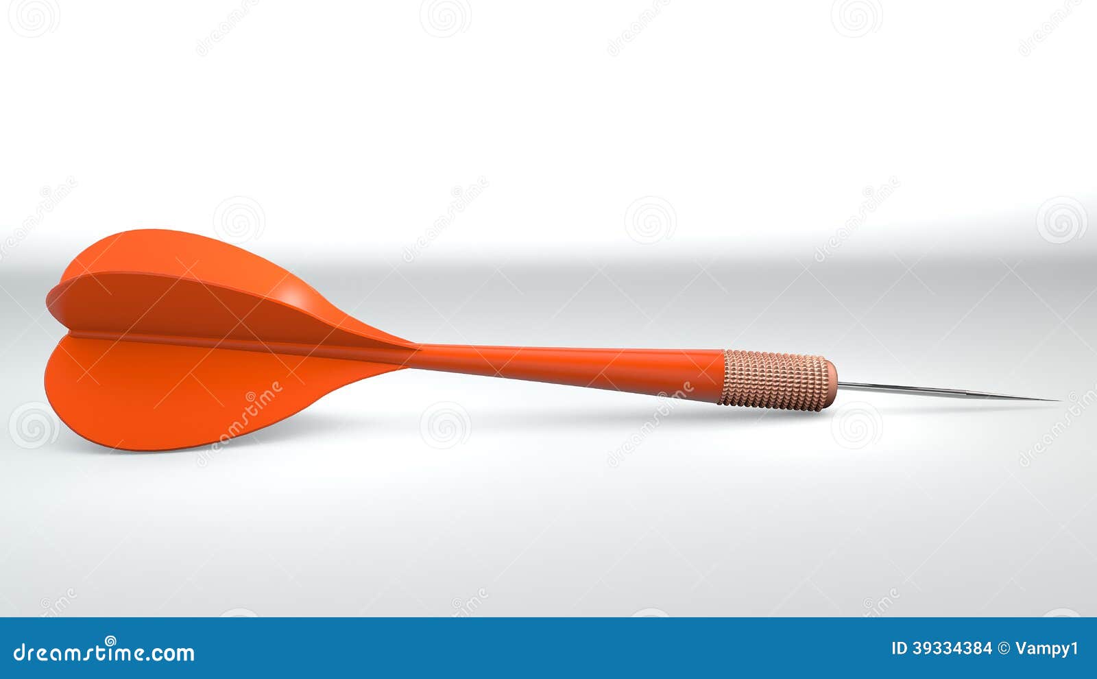 Orange dart stock illustration. Illustration of play - 39334384
