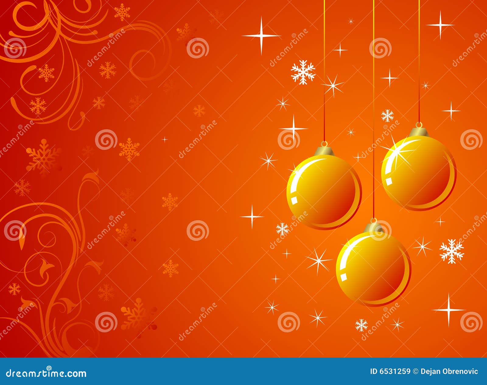 Orange Decoration stock vector. Illustration of celebration - 6531259