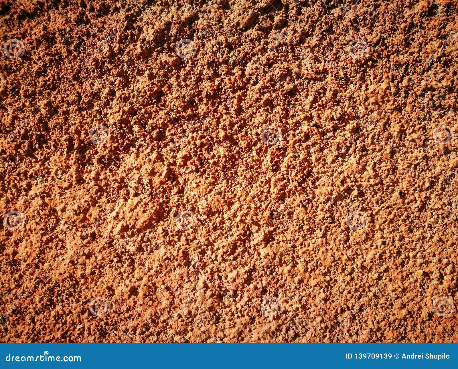 Orange Decorative Plaster on the Wall As a Background Stock Image ...