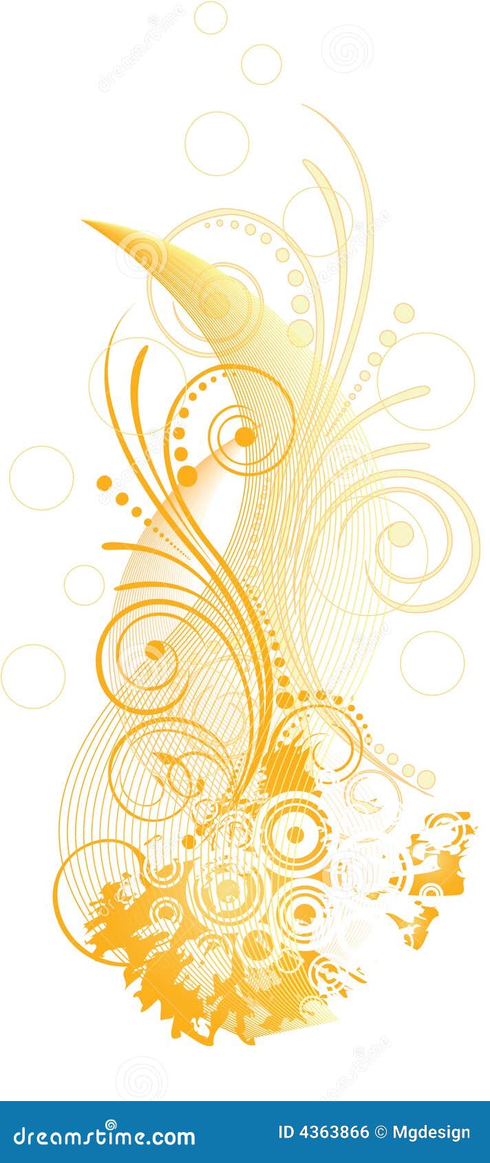 Orange design stock vector. Illustration of beach, fashion - 4363866