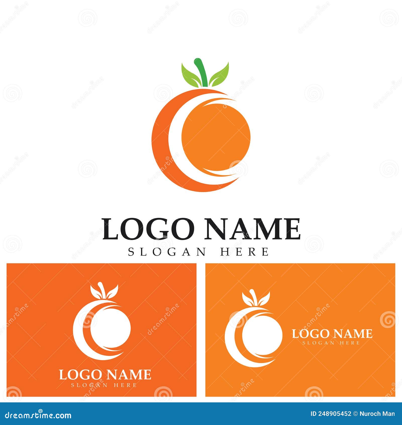 Orange Design Vector Icon Illustration Design. Stock Vector ...