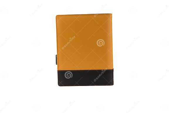 Orange diary book stock image. Image of orange, paperwork - 65219371