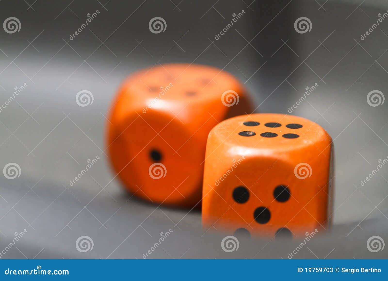 Orange dice stock image. Image of orange, chance, gambling - 19759703