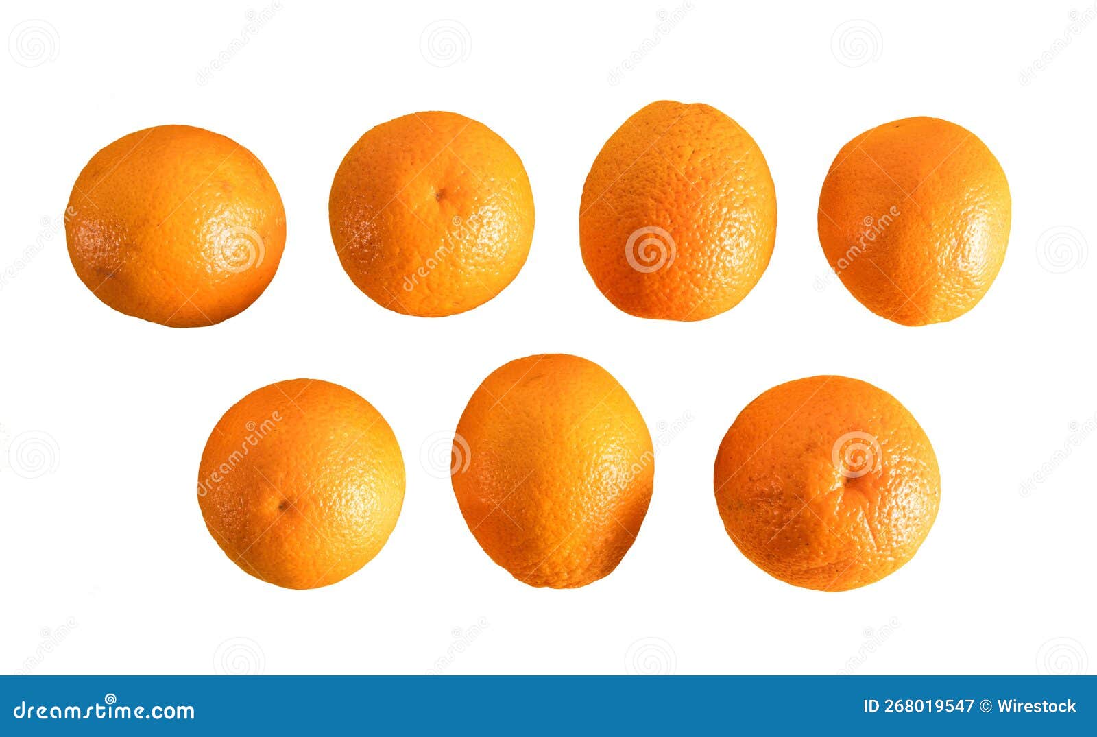 Orange from Different Angles Isolated on White Background Stock Image ...