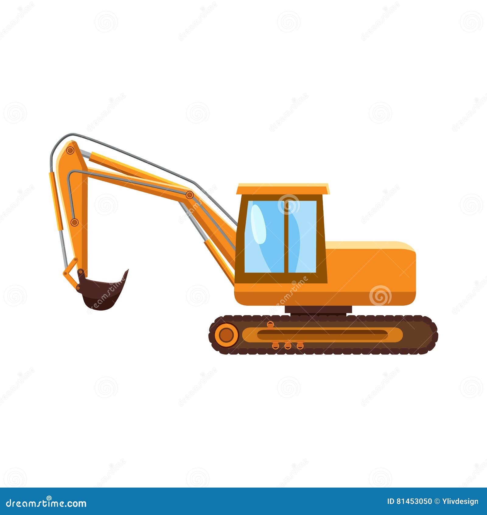 Digger Icon On White Background. Simple Element Illustration From ...