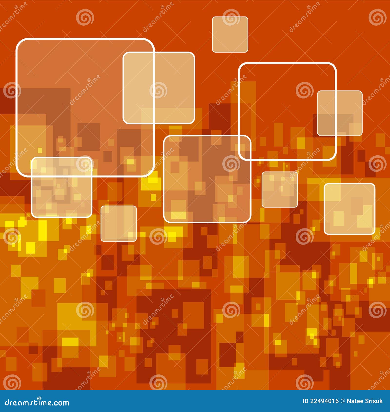 Orange Digital Background stock vector. Illustration of background ...