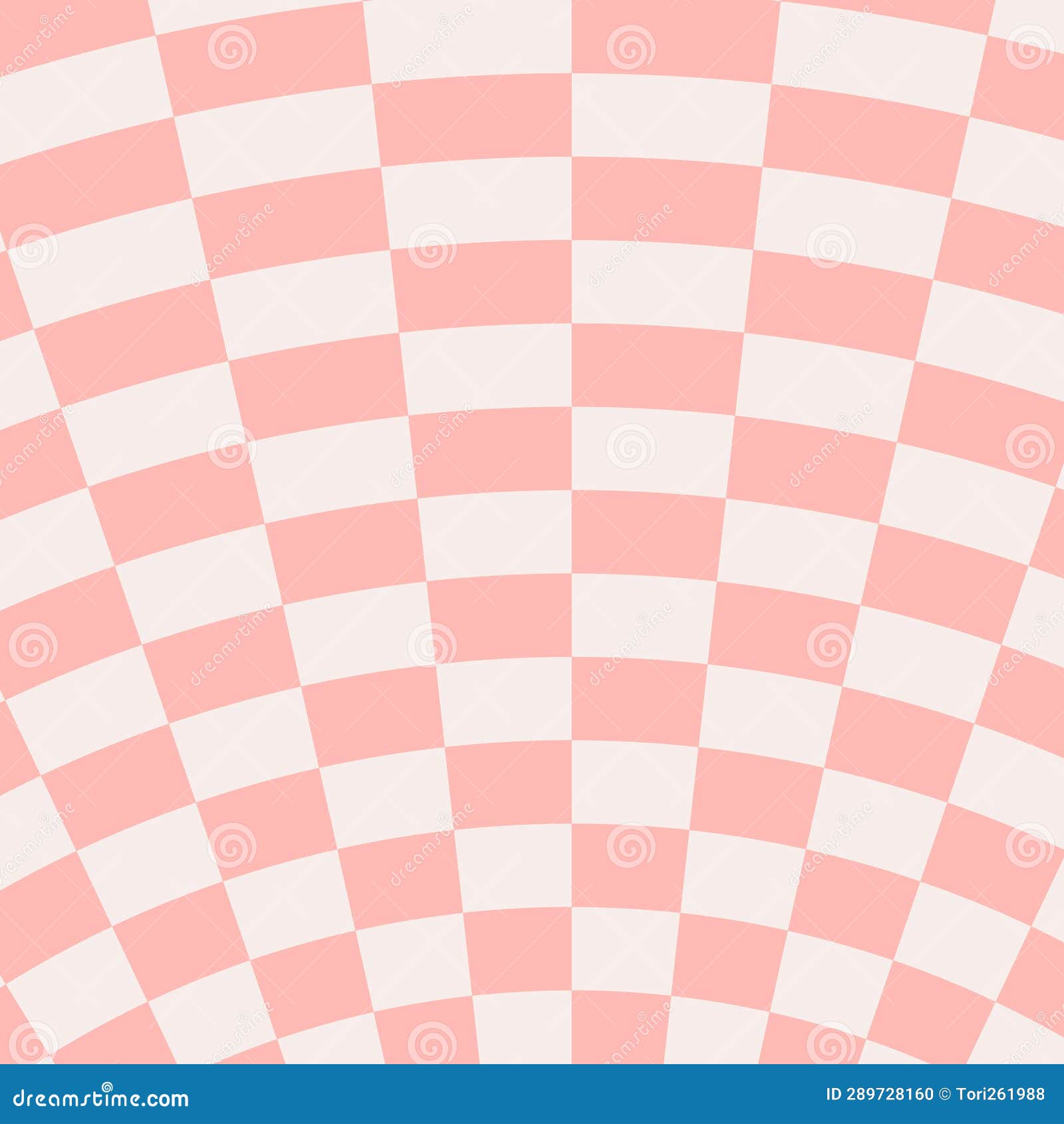 Orange Distorted Checkerboard Groovy Background. Stock Vector ...