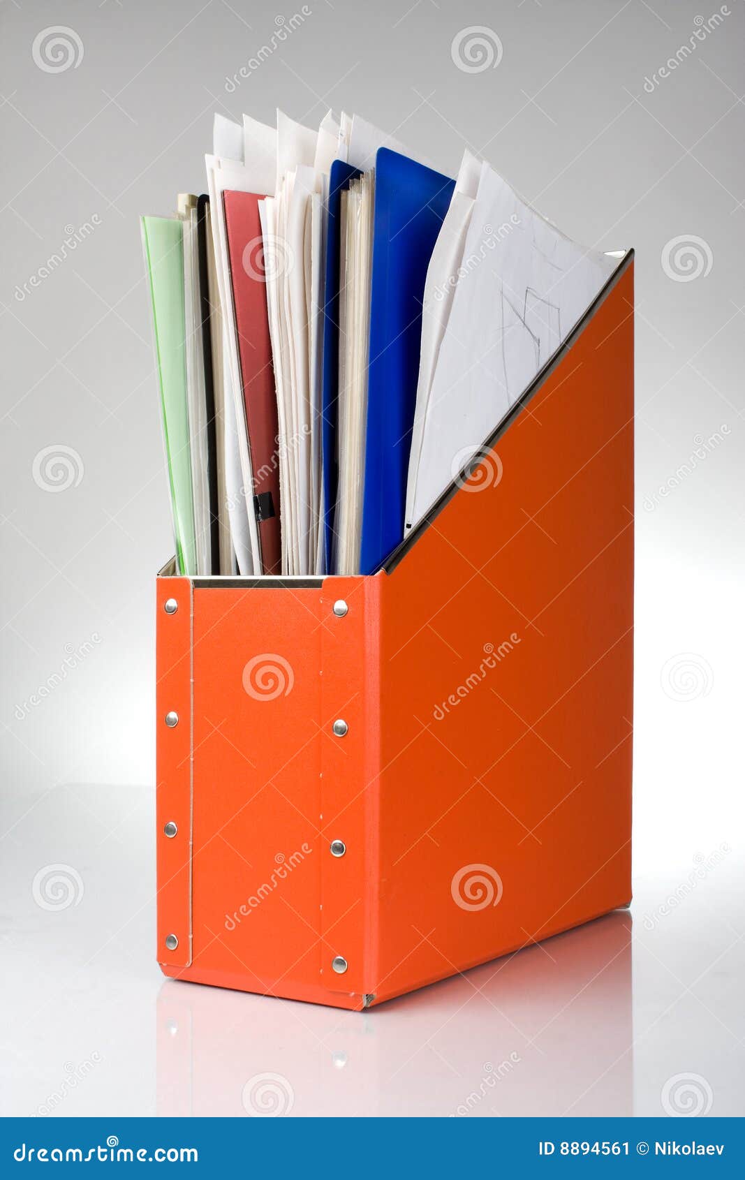 Orange Dokumentiert Faltblatt Stockbild - Bild von trödel, hauptteil ...