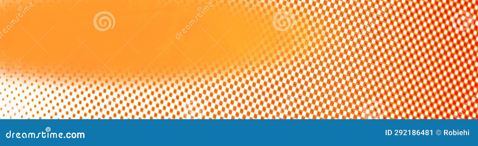 Orange Dots Pattern Panorama Background, Sufficient for Online Ads ...