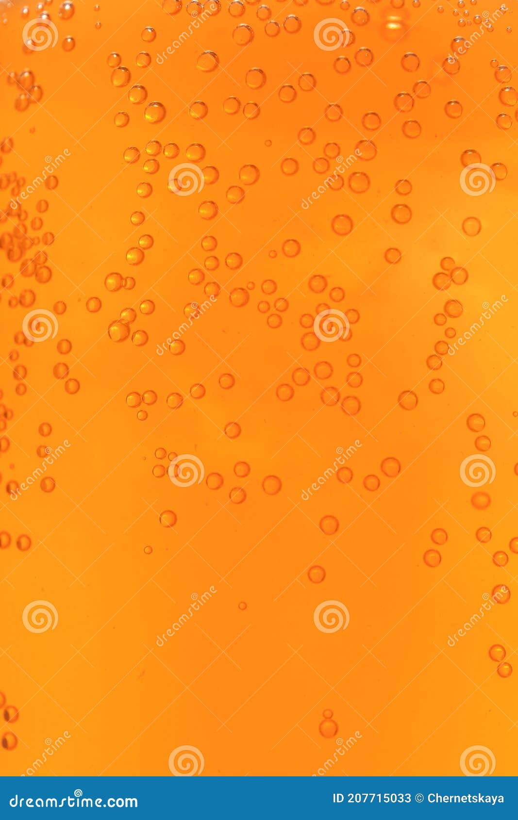 Orange Drink with Bubbles As Background, Closeup Stock Image - Image of ...