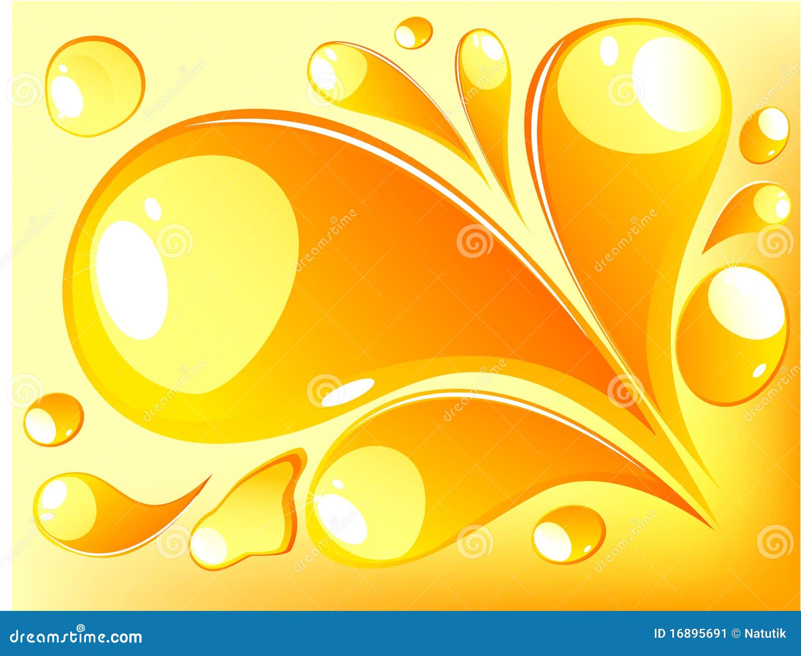 Orange drops stock vector. Illustration of liquid, fresh - 16895691