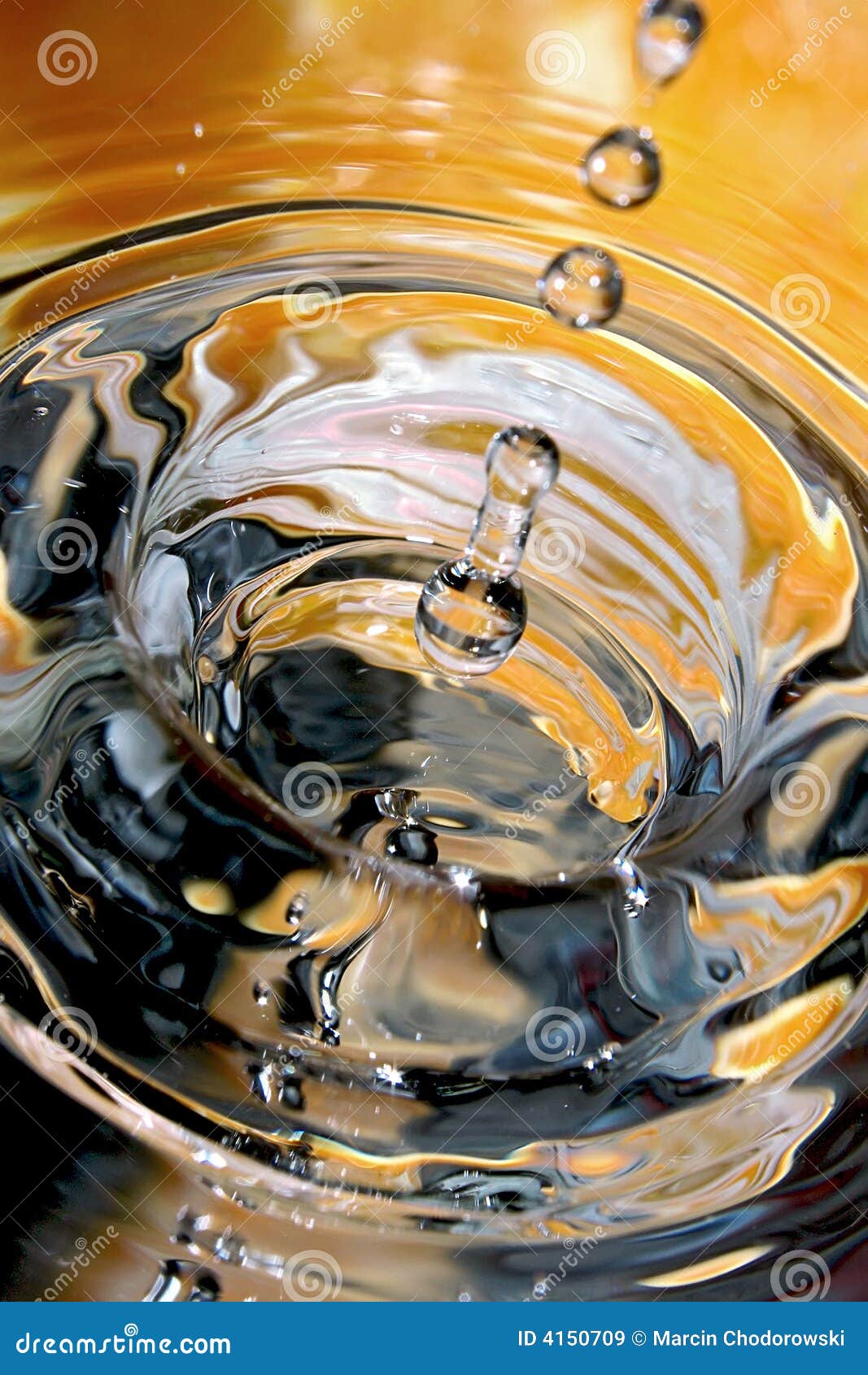 Orange drops. stock image. Image of balls, grey, colourfully - 4150709