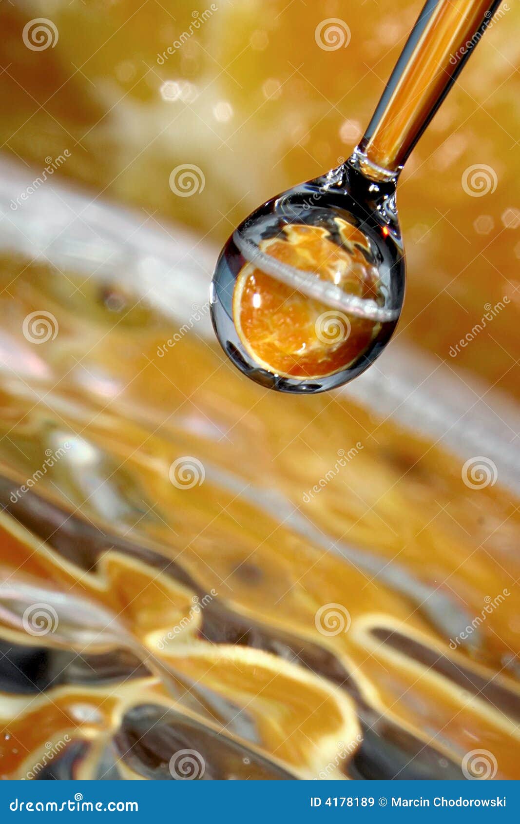 Orange drops. stock image. Image of dessert, overflow - 4178189