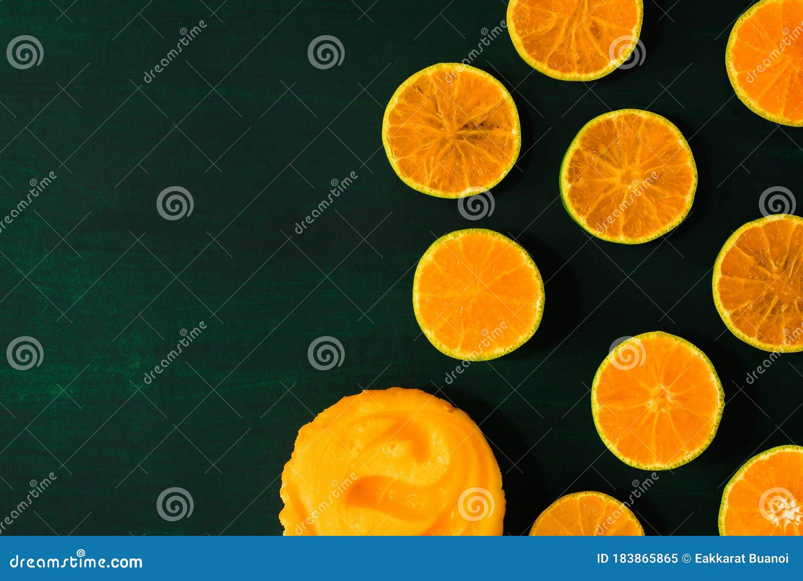 Orange Effect on a Colorful Background. Stock Image - Image of color ...