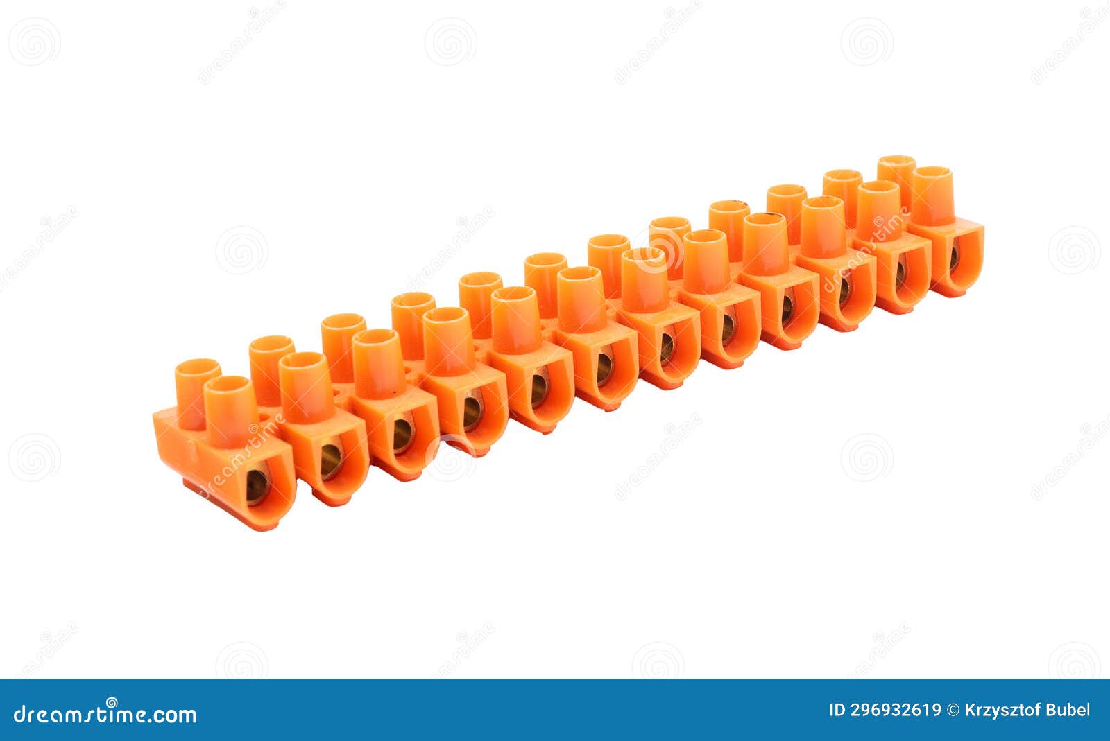 Orange Electrical Cubes on White Isolated Background Stock Image ...