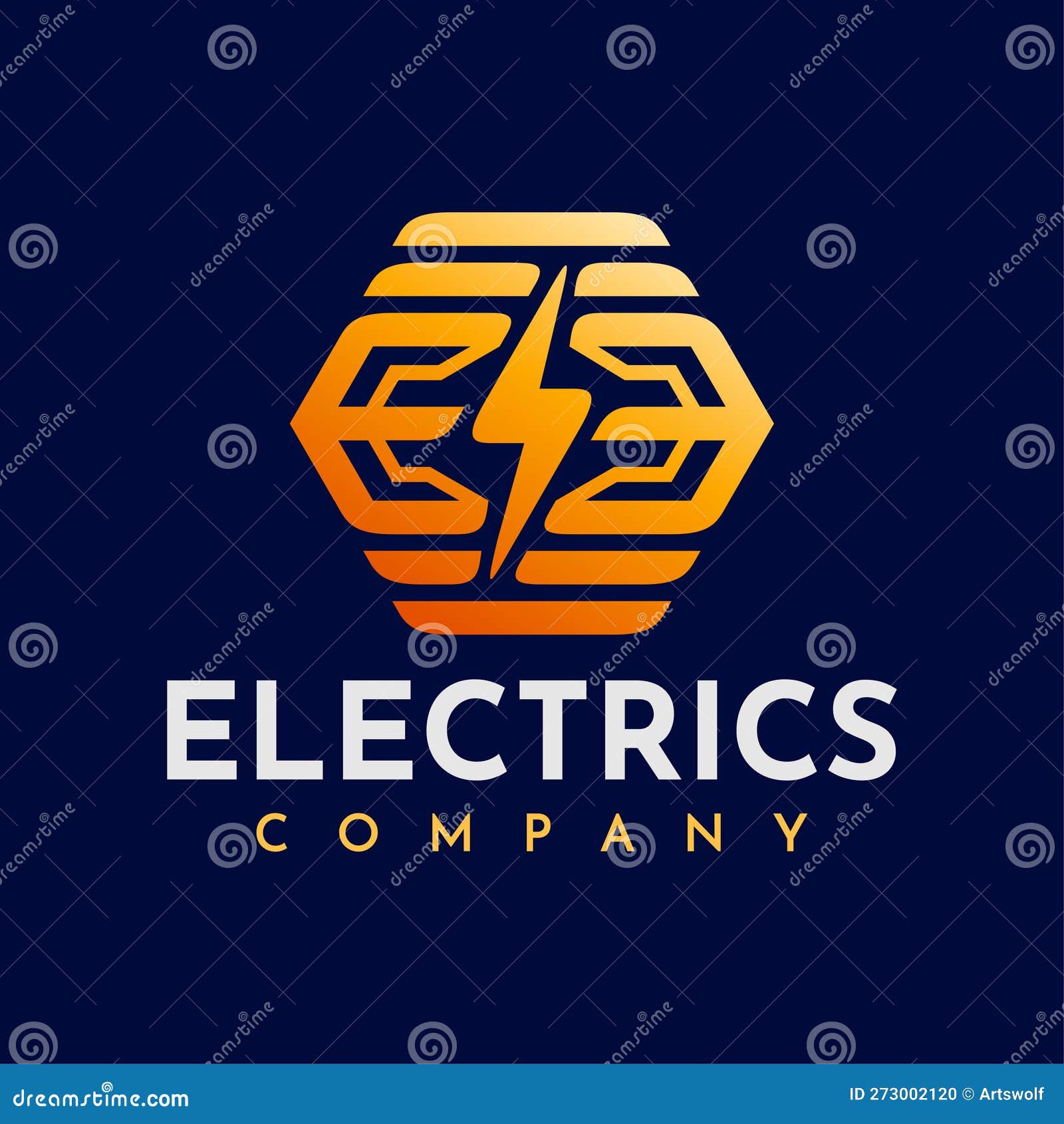 Orange Electrical Letter EE Logo Design Vector. Modern Thunder Initial ...