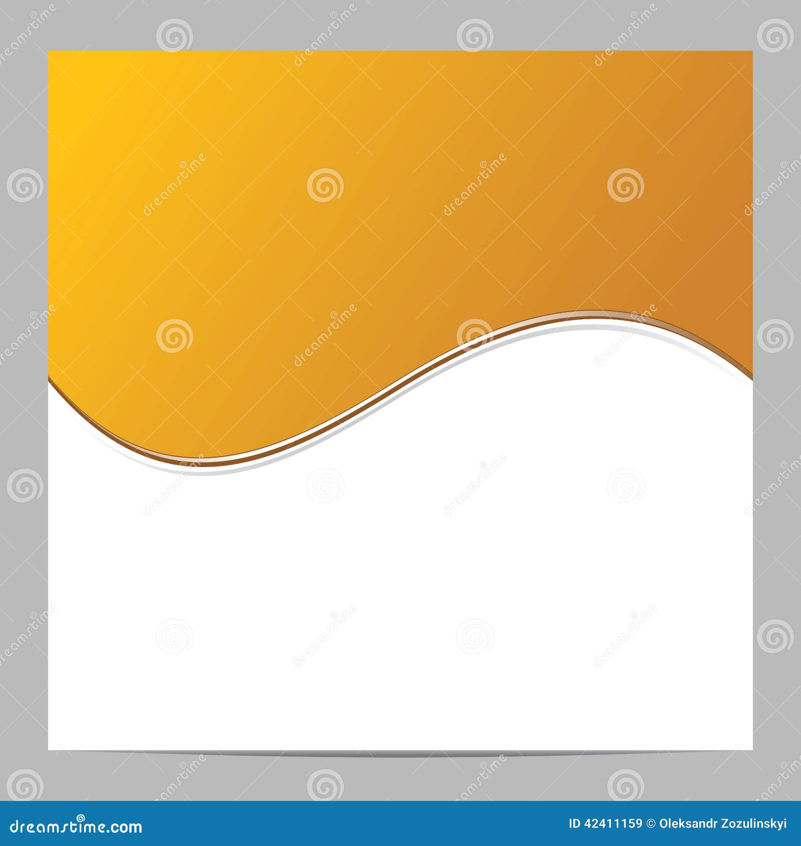 Orange Empty Form. Background Stock Illustration - Illustration of ...