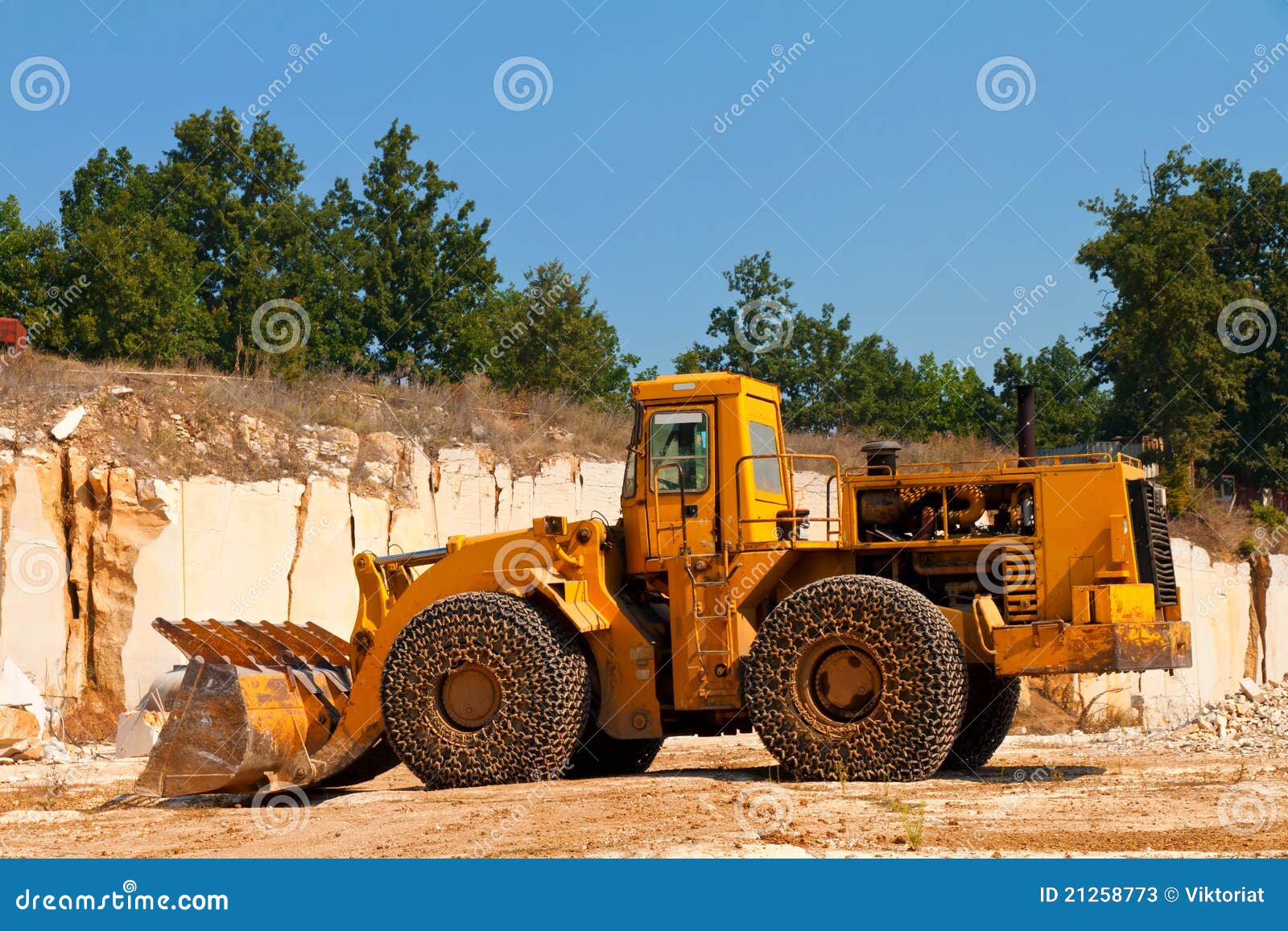 Orange excavator stock image. Image of sand, bulldozer - 21258773