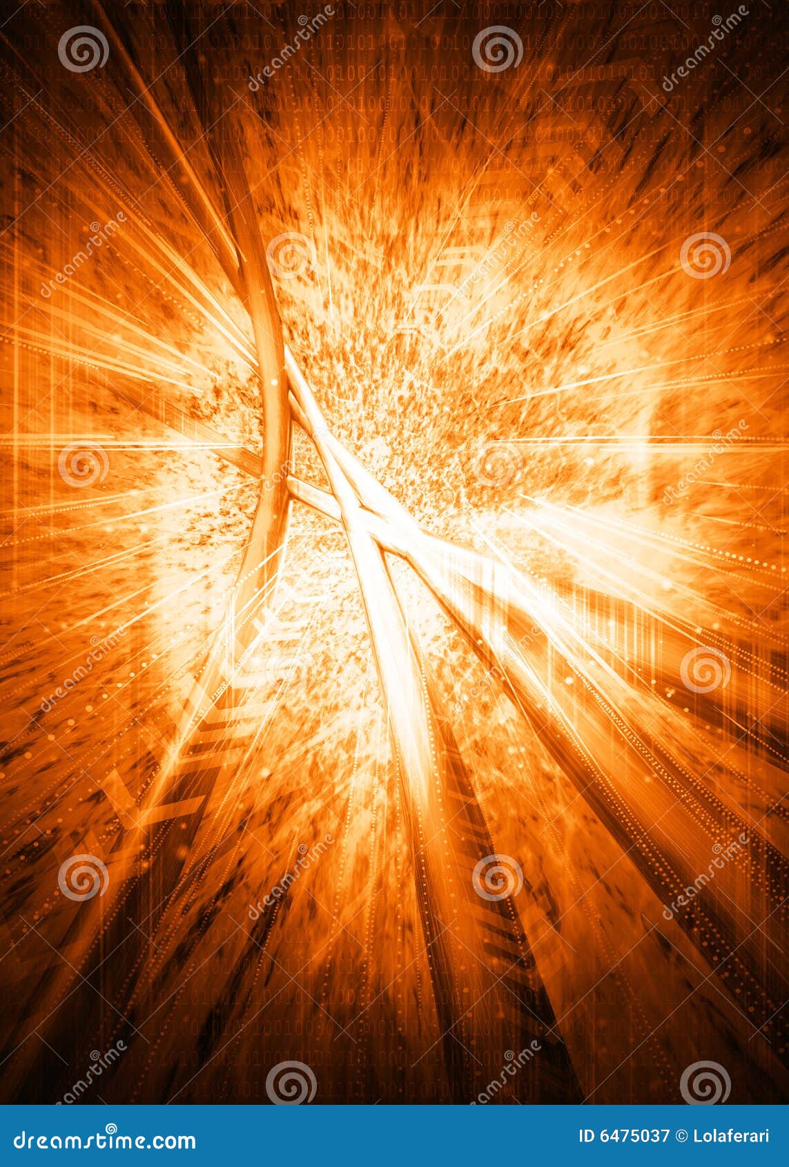 Orange Explosive Background Stock Illustration - Illustration of ...