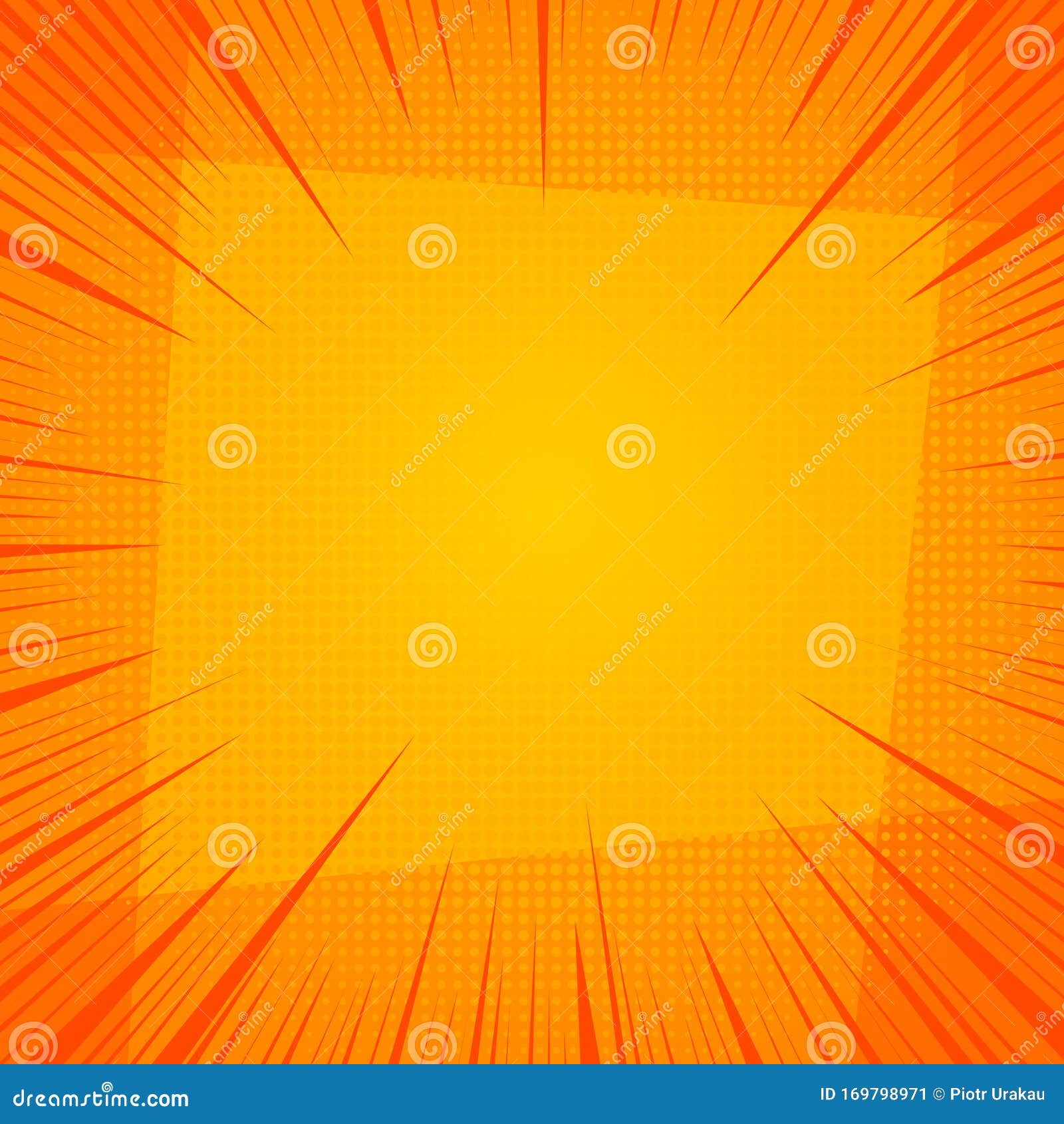 Orange Explosive and Burst Template Stock Vector - Illustration of ...