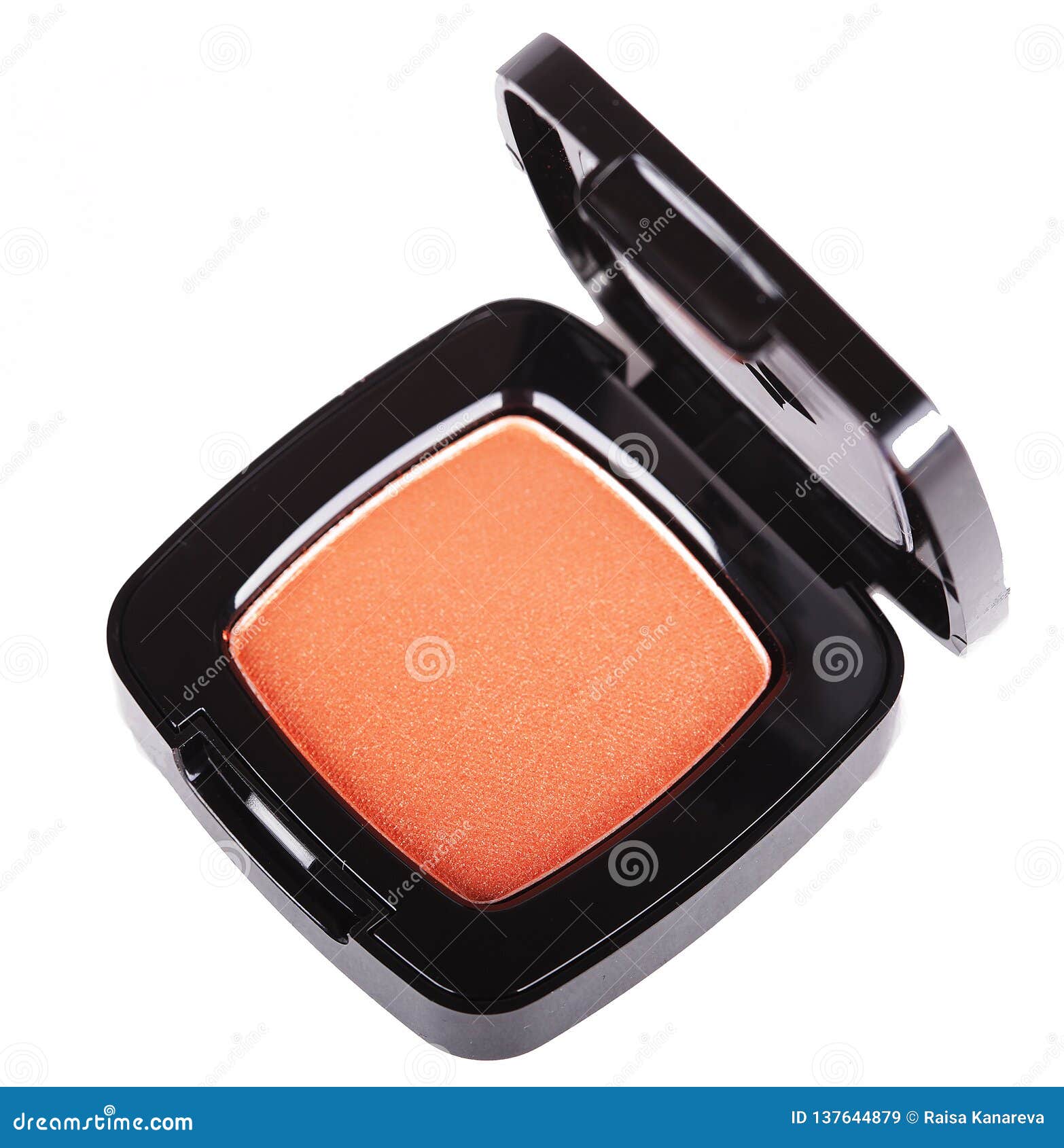 Orange Eye Shadows on White Background Stock Image - Image of colorful ...