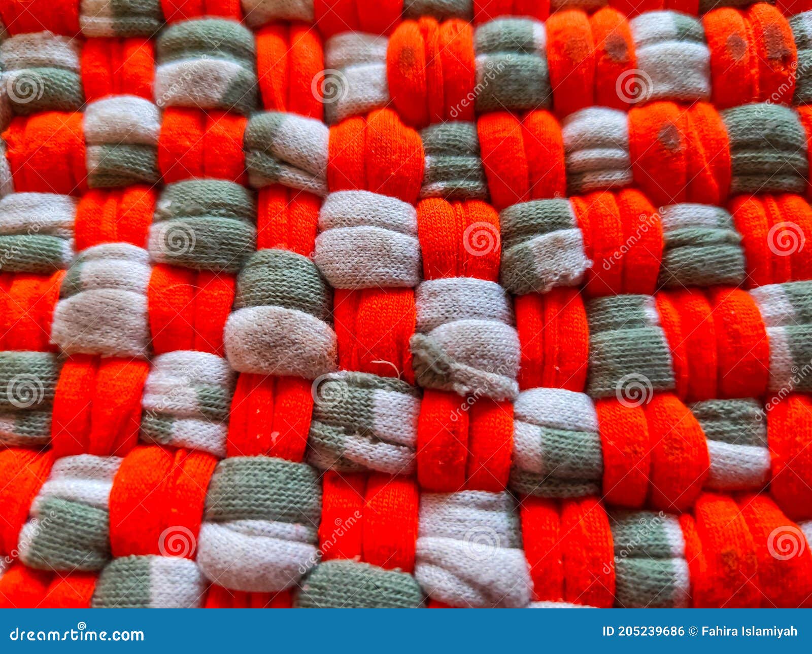 Orange Fabric Woven Patterns Texture Stock Photo - Image of design ...