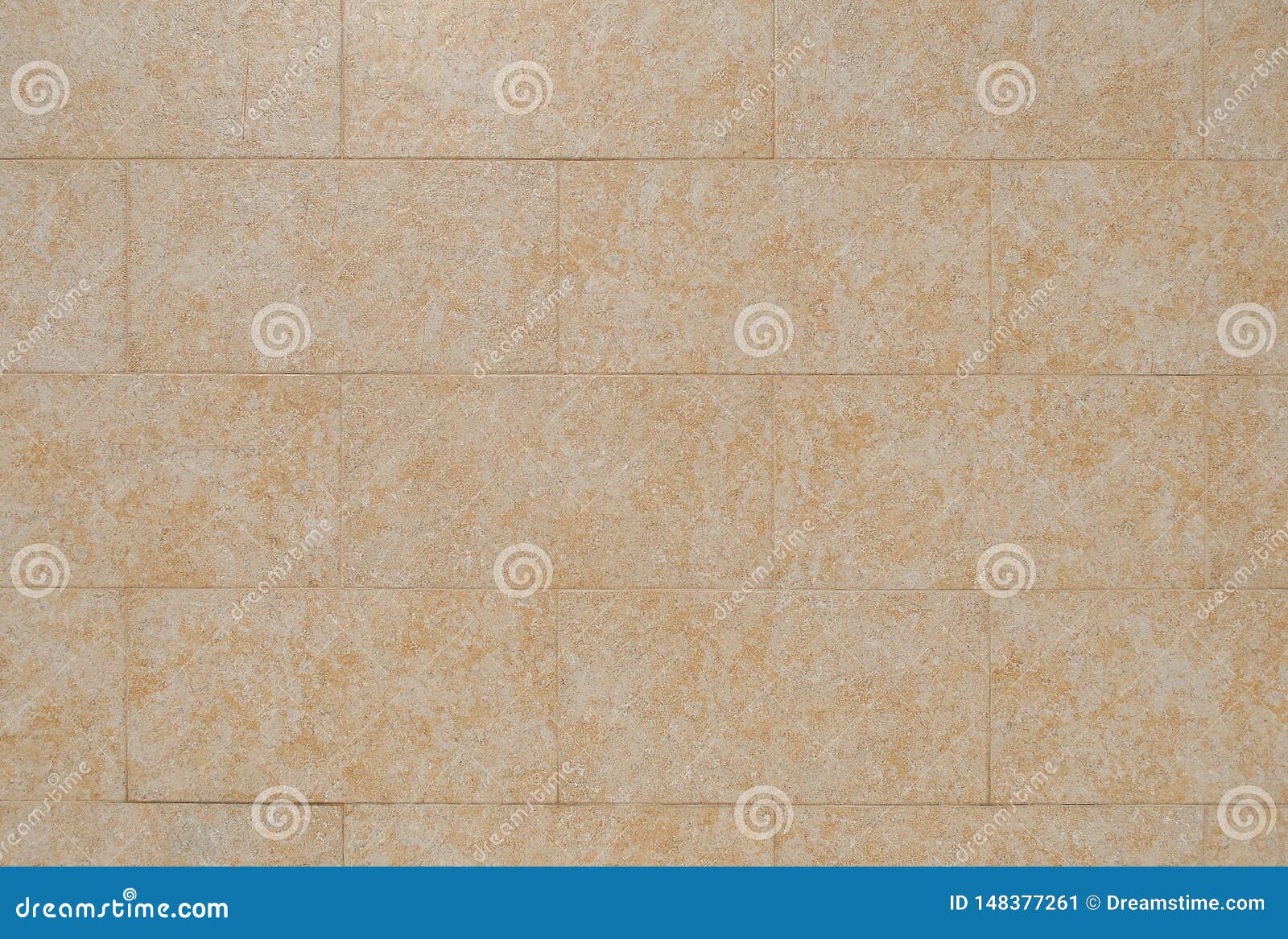 Orange Facing Tiles Made of Stone on the Wall of the Building. Stock ...