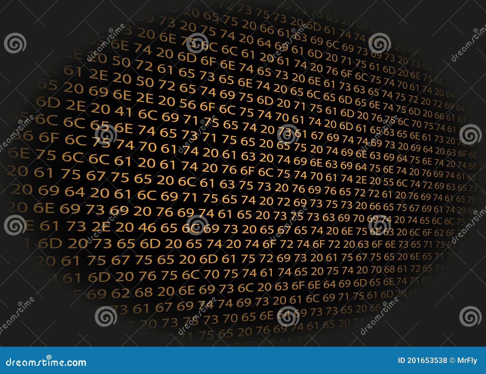 Vector Hexadecimal Code Pale Violet Retro Background. Big Data And Programming Hacking, Deep ...