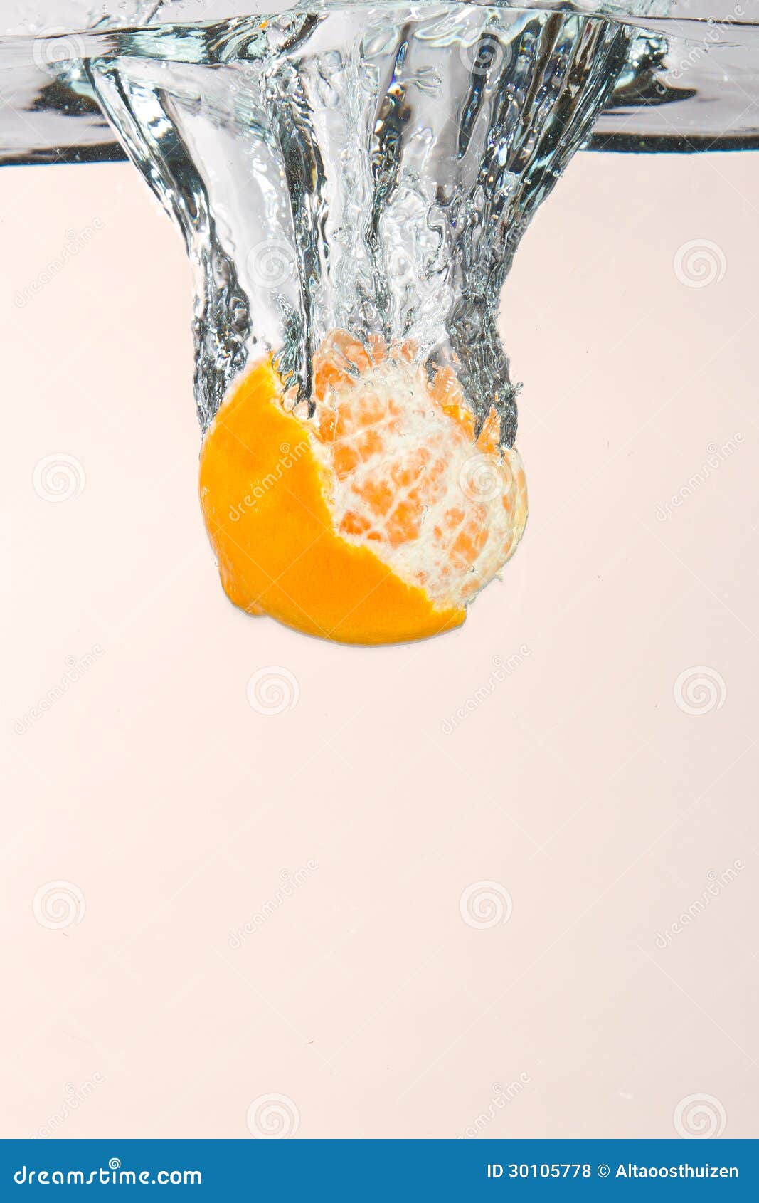 Orange falling into water stock photo. Image of citrus - 30105778