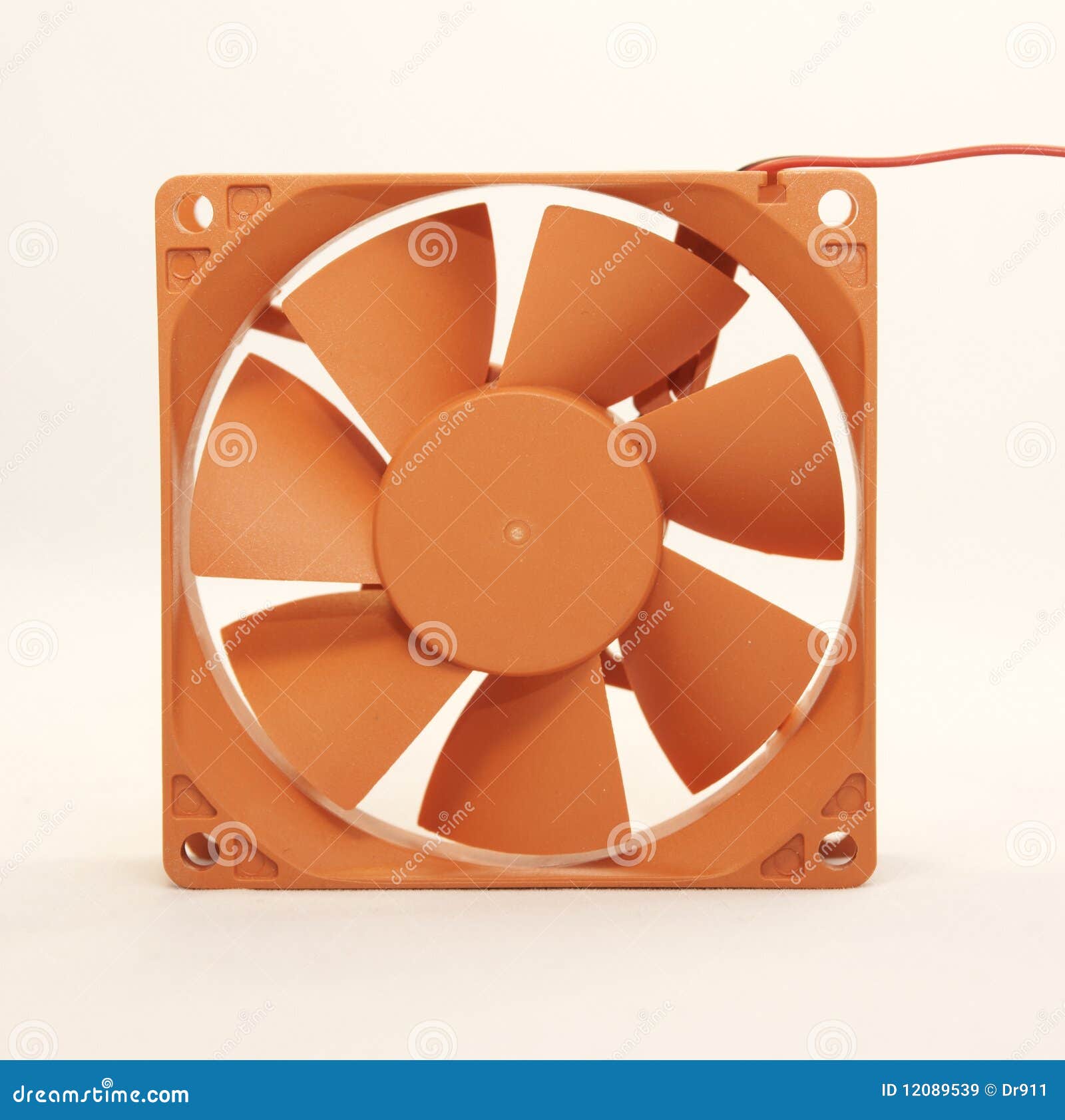 Orange fan stock image. Image of blade, cooler, climate - 12089539