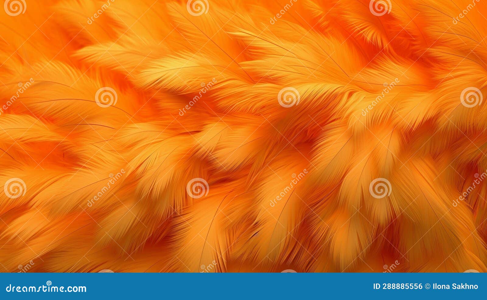 Orange Feather Texture Pattern Background Stock Photo - Image of ...