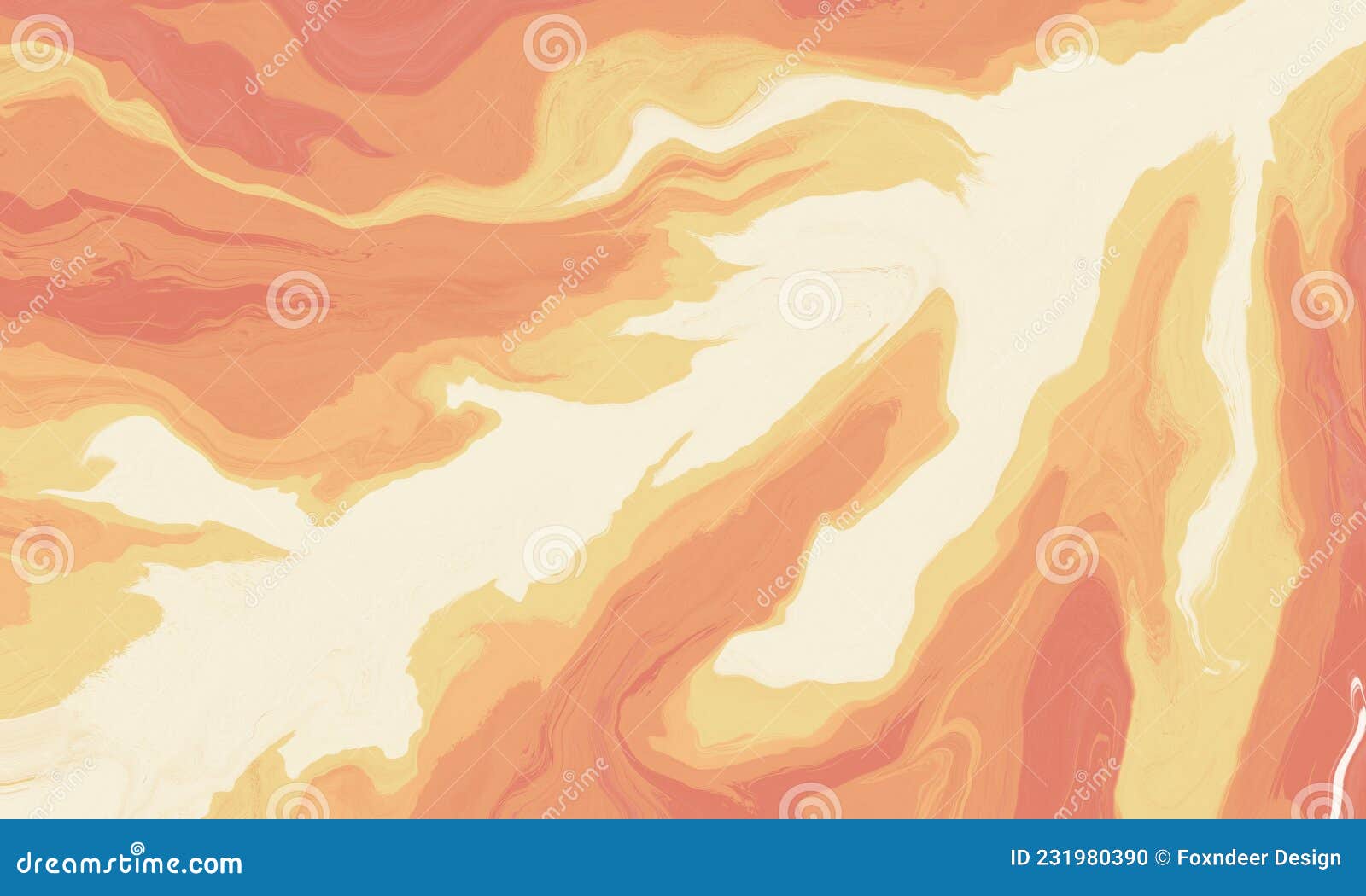 Orange Fire Abstract Marble Background Design Marble Ink Abstract Stock ...