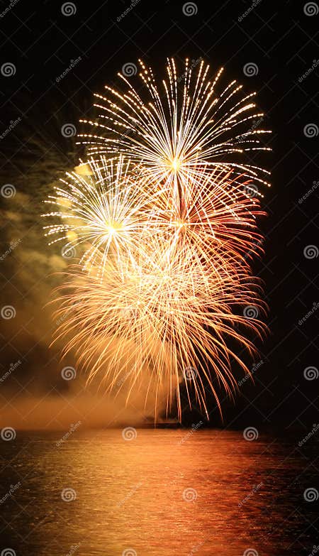 Orange firework stock image. Image of glowing, danger - 5574987